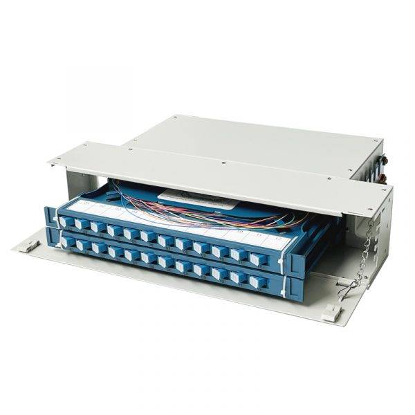 ODF-E-24 2U optical distribution frame 24 Cores -AOA Tech