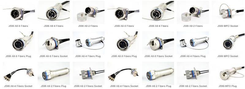J599 outdoor ruggedized fiber optic connector -AOA Tech